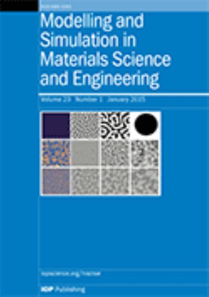 Modelling and Simulation in Materials Science and Engineering - 学术期刊 ...